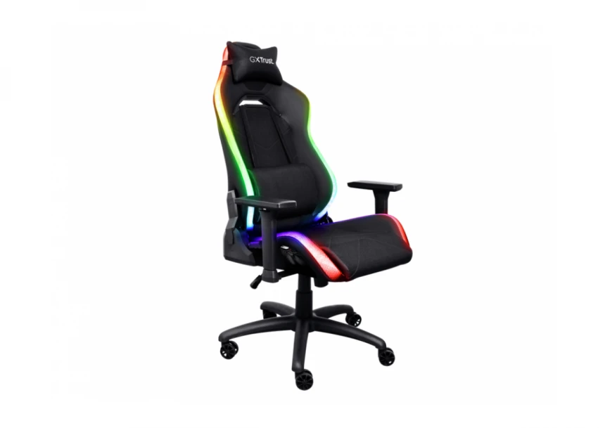 Stolica TRUST GXT719 RUYA RGB GAMING/Crna