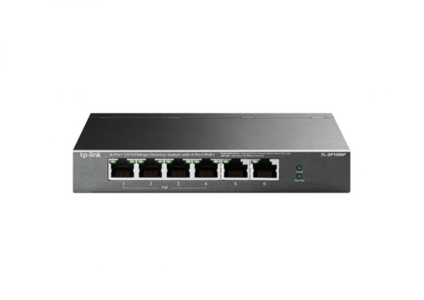 LAN Switch TP-LINK TL-SF1006P 6-port 10/100 4-Port PoE+