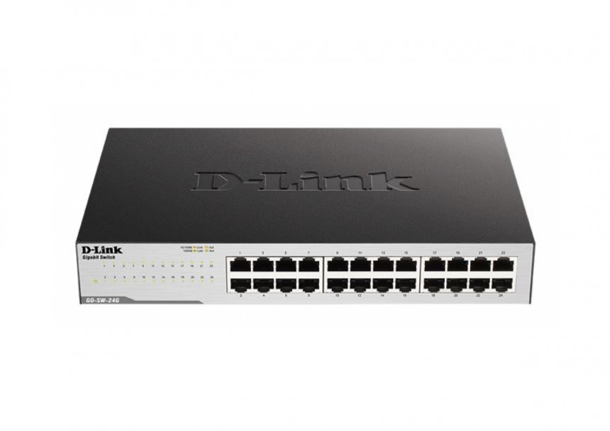 D-Link 24‑Port Gigabit neupravljiv switch GO-SW-24G/E