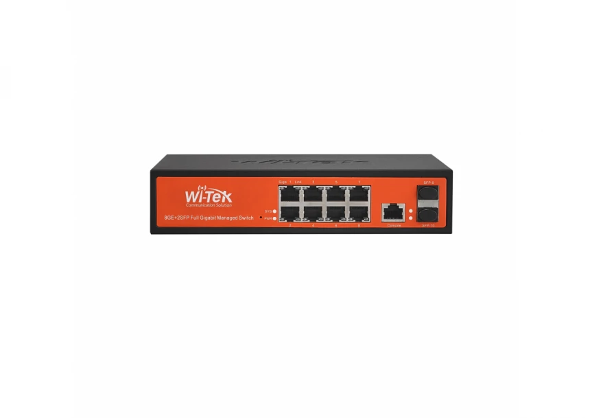 Wi-Tek WI-MS310GF 8GE+2SFP Ports L2 Managed Switch