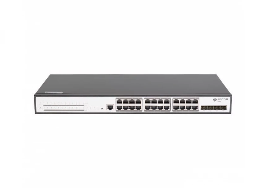 BDCOM S2900-24P4X switch 24 x Gigabit PoE+, 4 x 10G SFP+ L3-lite