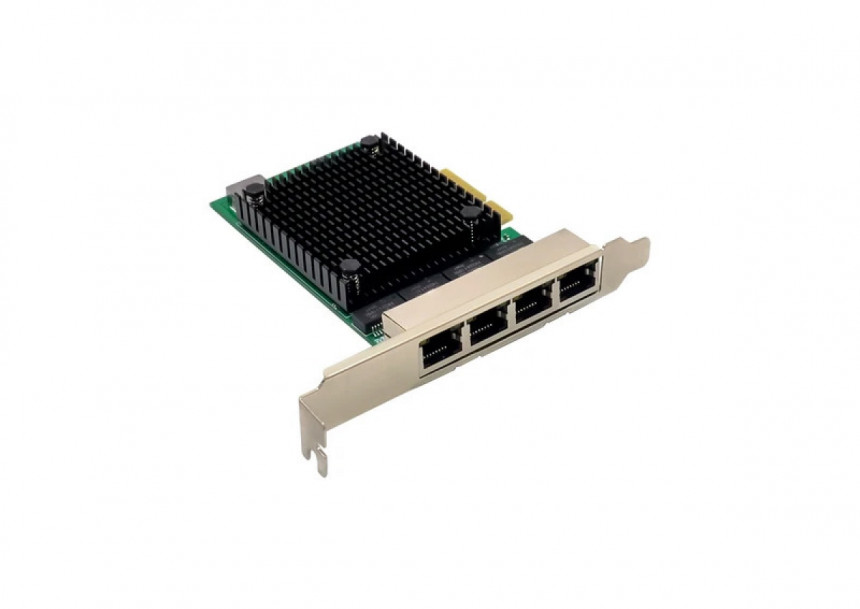 Lan PCI-Ex E-Green Realtek 8125B 2.5GBit 4-port