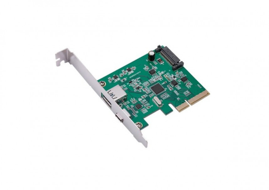 Kontroler E-Green PCIe 1xUSB 3.1(A) + 1xUSB(C)