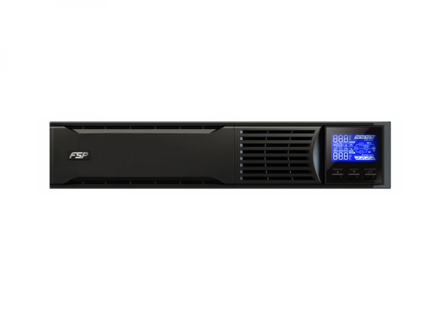 FSP UPS CH-1103RS / Champ 3K RM (PPF27A1105), 3000VA/2700W, Online, IEC*6, CE, W/CSB 12V9AH*6, 6*IEC, W/USB pors &cable, LCD, Rack STD