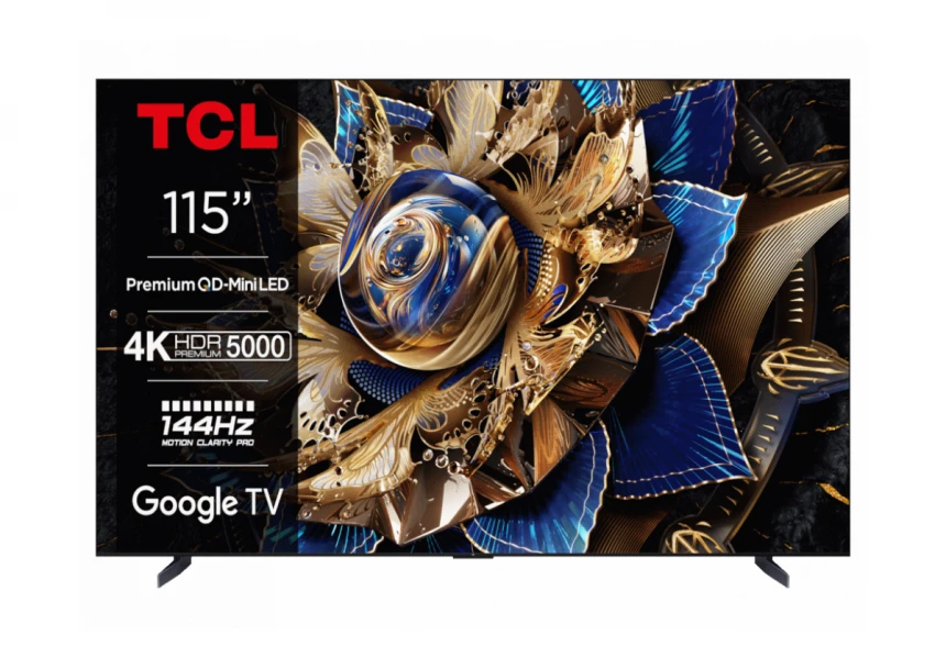 Televizor TCL 115X955Max/MiniLED/115"/4K/144Hz/Google TV/crna