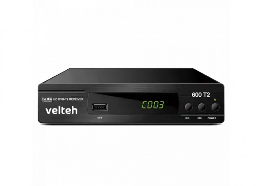 Digitalni risiver DVB-T2 Velteh 600T2 H.264