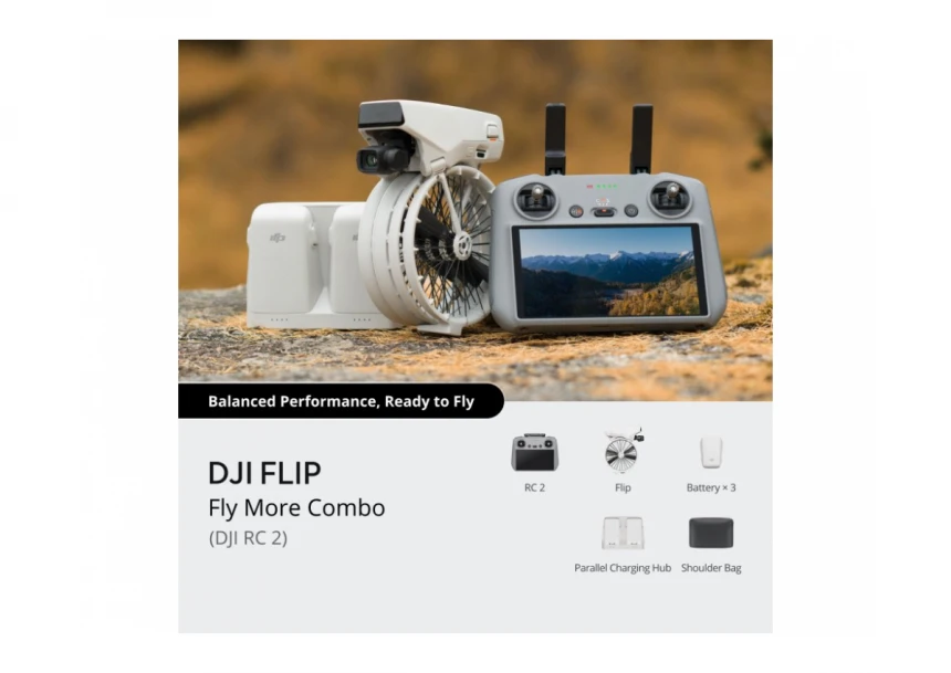 Dron DJI Flip Fly More Combo (DJI RC2)
