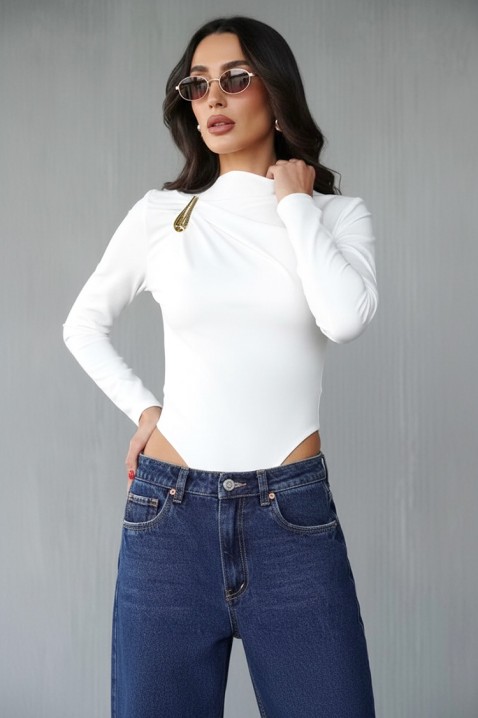 bodi - bluza BAREOLA WHITE