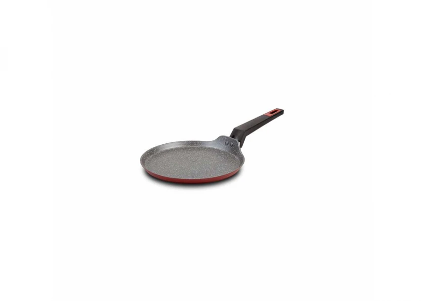 NAVA NV10-144-062 TIGANJ ZA PALAČINKE 24CM TAURUS SA NELEPLJIVIM PREMAZOM CRVEN
