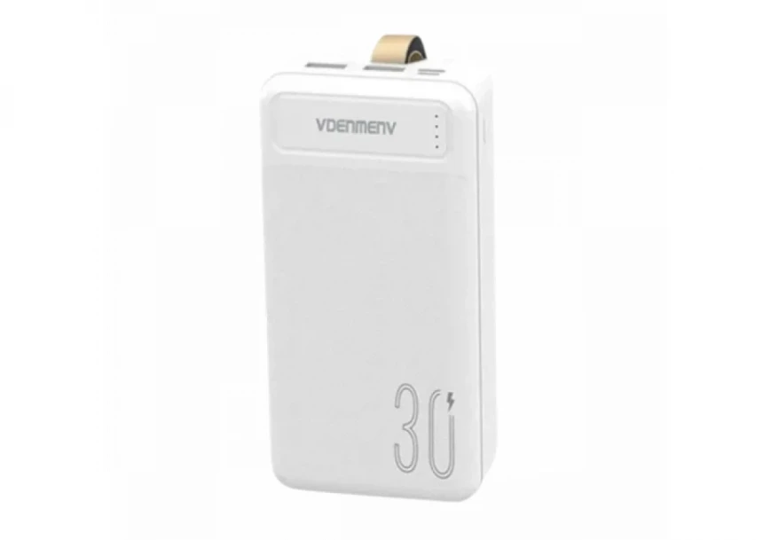 Power bank Denmen DP17 30000Mah 1xType C/2xUSB-A/1xMicro USB