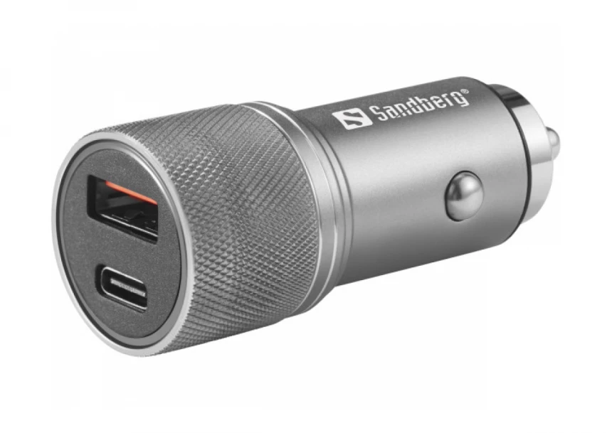 USB auto punjač Sandberg USB/USB-C 48W 441-50