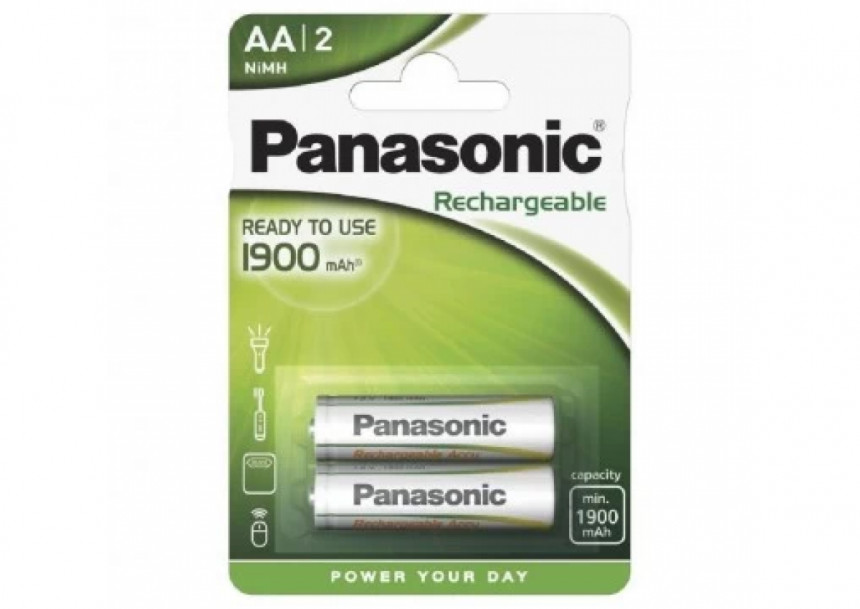 Panasonic baterije HHR-3MVE/2BC-2xAA punjive 1900 mAh 2 komada
