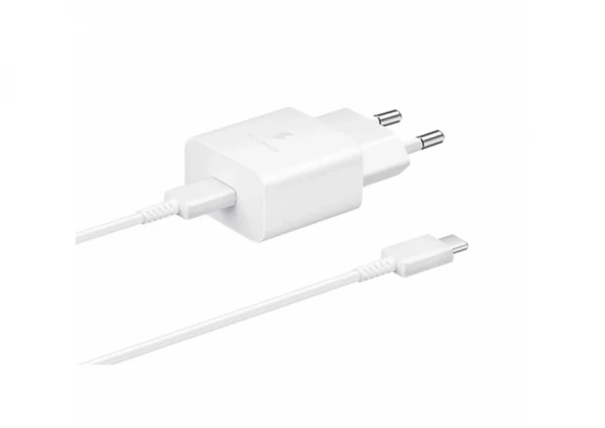 Samsung punjač 15W Type-C + kabel Type-C ( EP-T1510 ) bela