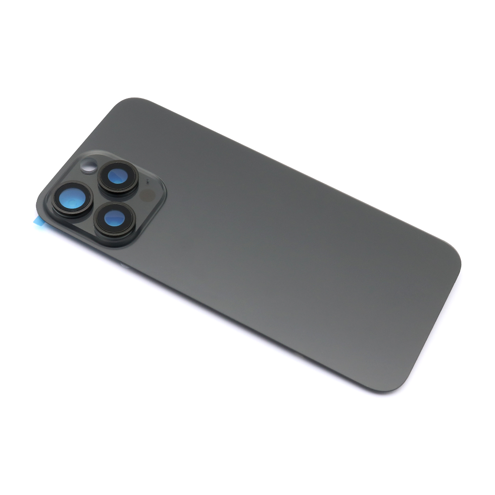 Poklopac baterije - Iphone 15 Pro Max crni Titanium (NO LOGO) (MS)