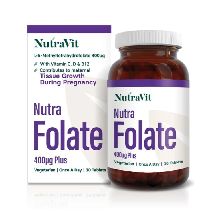 Nutra Folate 400mcg Plus 30 tableta