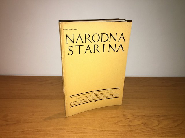NARODNA STARINA 23 - POVIJEST KULTURE I ETNOGRAFIJE