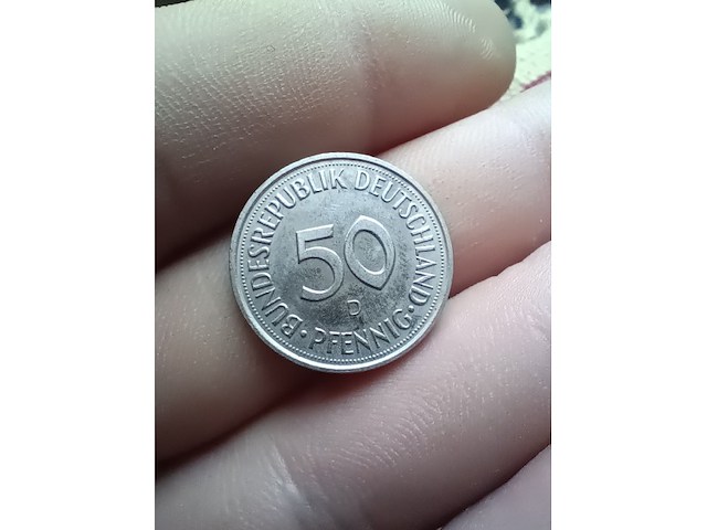 Nemačka - 50 pfennig 1989 D
