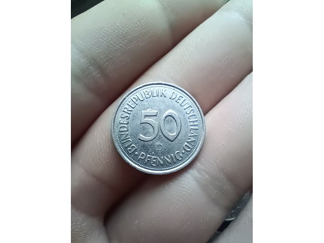 Nemačka - 50 pfennig 1990 D
