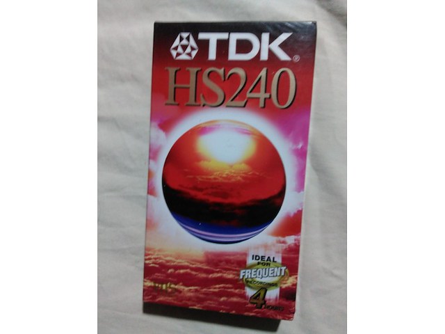 TDK HS 240, VHS, nov