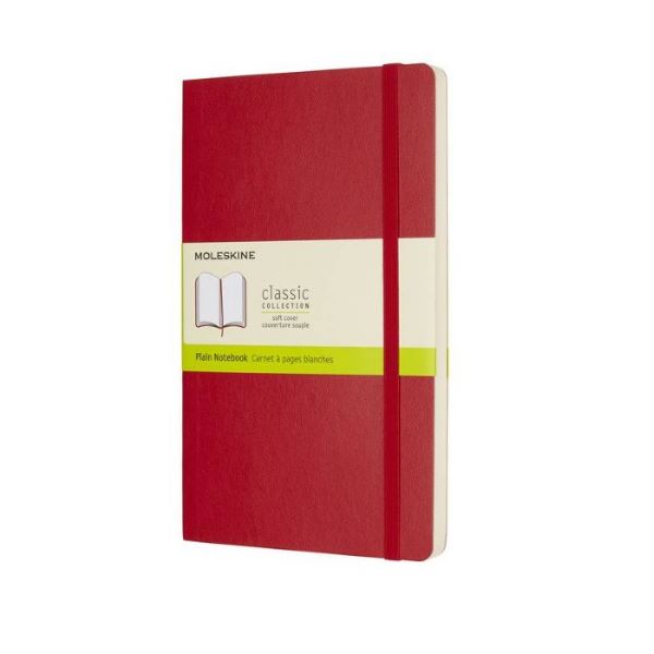 Moleskine ML NOTEBOOK POCKET PLAIN SCARLET PLAIN SOFT COVER