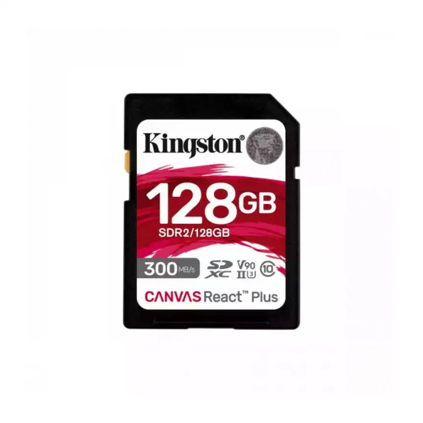 SD Card 128GB Kingston Canvas React Plus SDR2/128GB