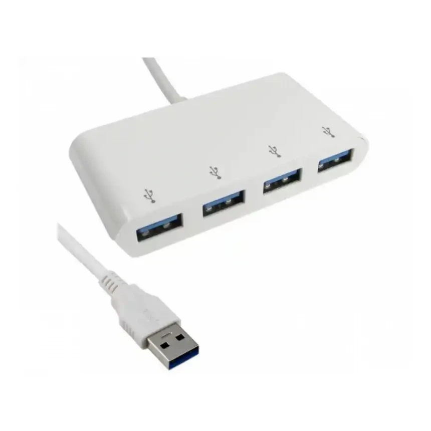USB HUB 4 port E-Green 3.0 White