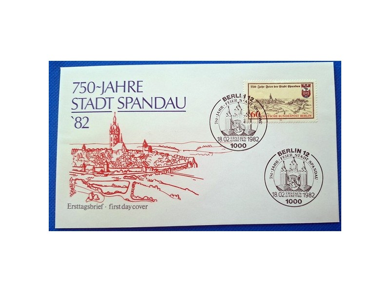 Nemačka BERLIN FDC 1982.