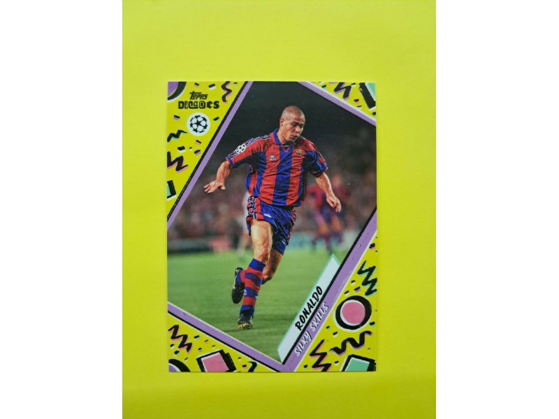 RONALDO FC Barcelona TOPPS DECADES