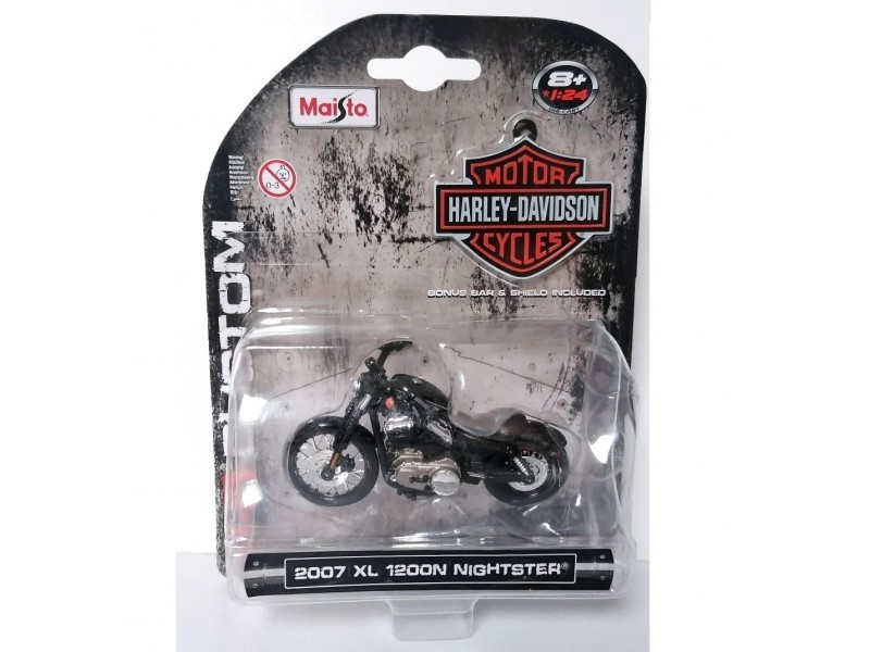 1:24 Maisto Harley-Davidson 2007 XL 1200N Nighster