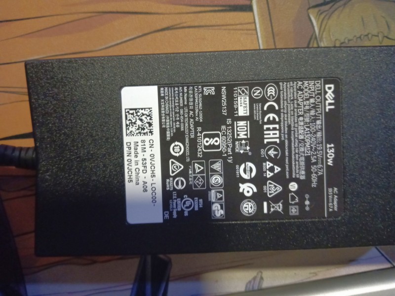 Dell 19.5v6.7a 130W