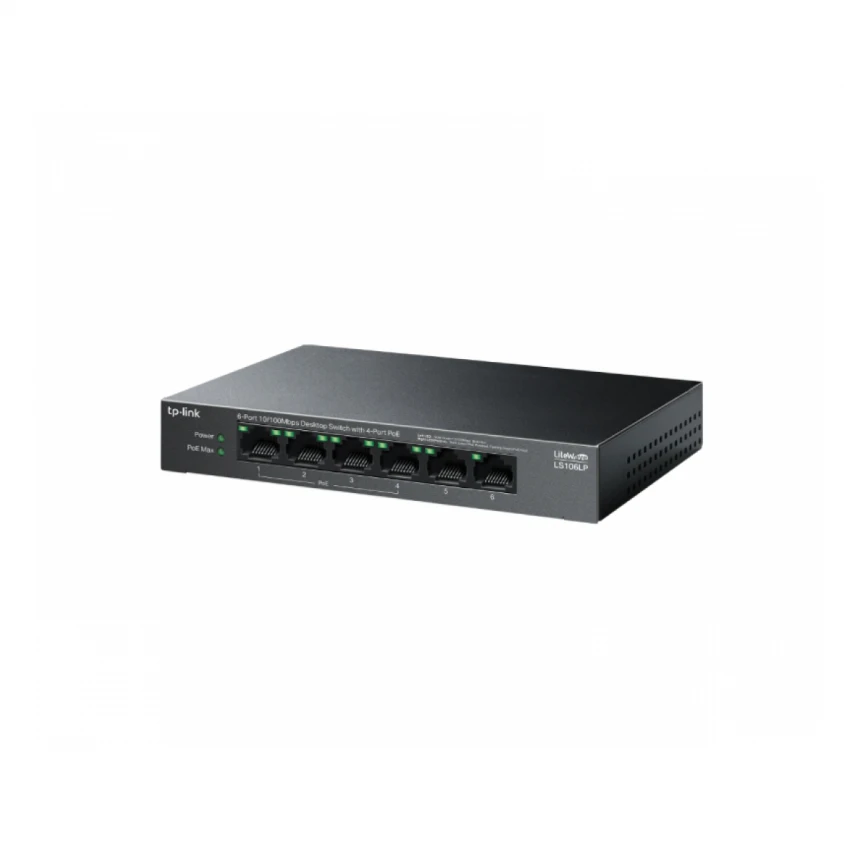 TP-LINK_ LS106LP(UN) 6-port 10/100mbps Desktop switch
