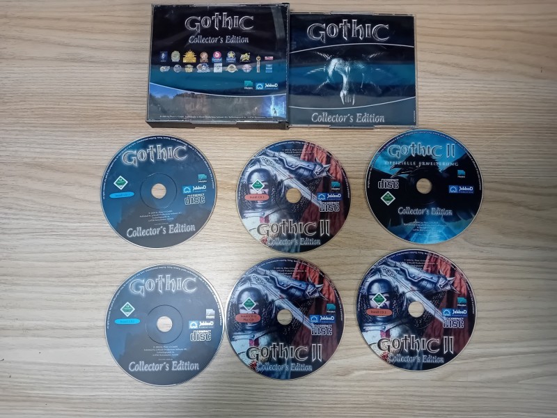 Gothic - PC Vdeo Games, 6 CD Kolekcionarsko izdanje