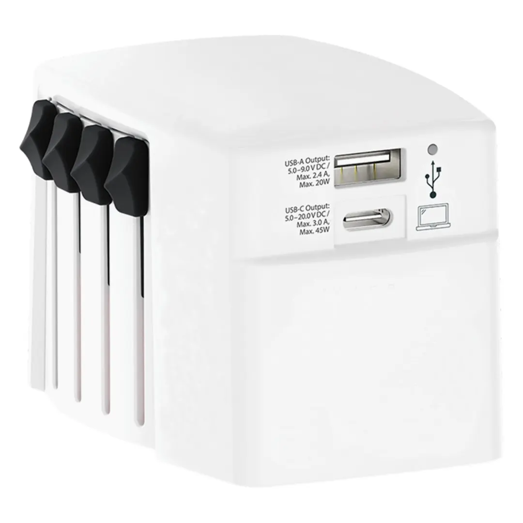 Putni multiadapter 45W WORLD USB CHARGER AC 45PD