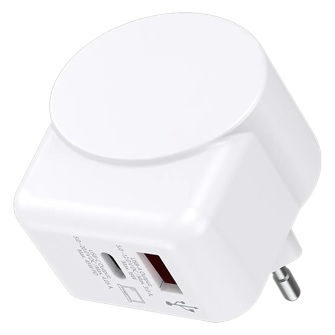 Zidni punjač 45W EU USB CHARGER AC 45PD