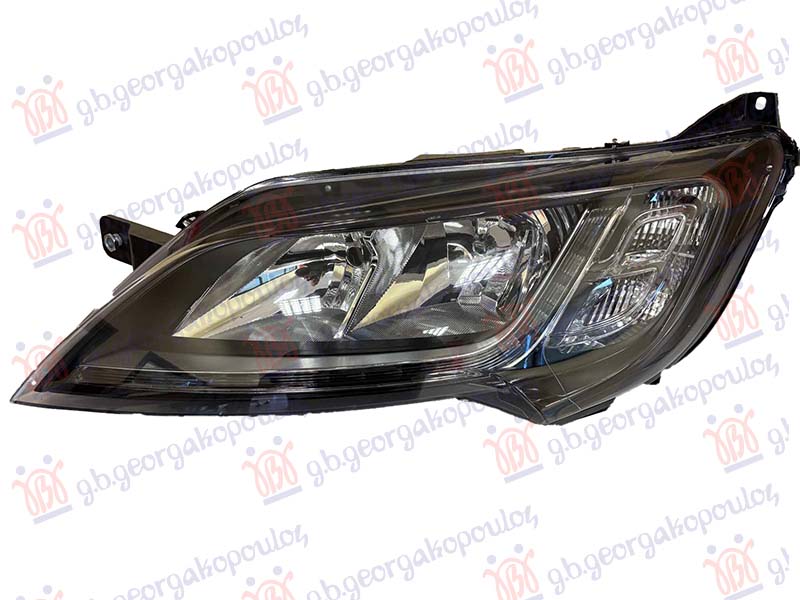 FAR ELEKTRICNI CRNI SA LED DNEVNIM SVETLOM (TURSKA) Leva str. TOYOTA PROACE MAX (2024-) (OEM: 46862295, 1612041480, 712501311129)