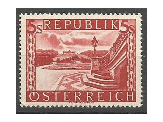 Austrija,Redovne-Predeli 5 S 1946.,ključna-tip II,čisto
