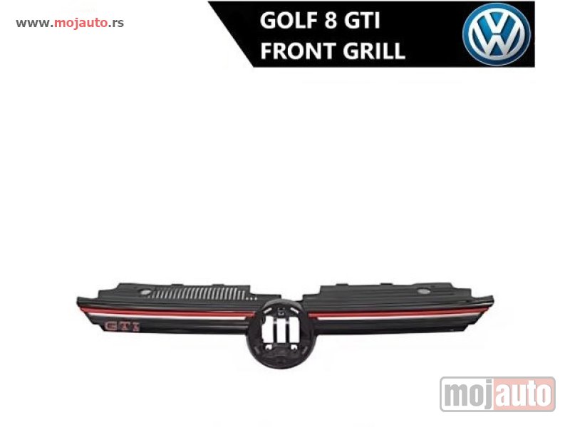 VW Golf 8 GTI maska prednji grill