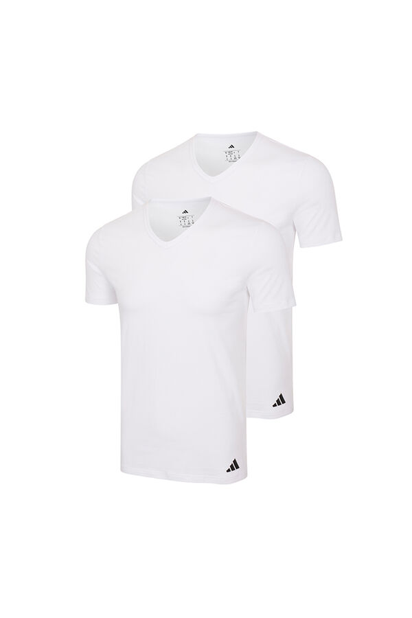 2 pack stretch cotton V neck t-shirts