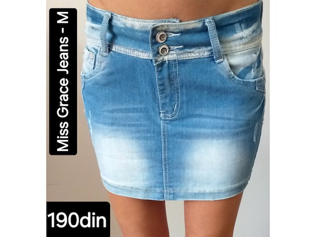 Miss Grace Jeans teksas mini suknja M/38