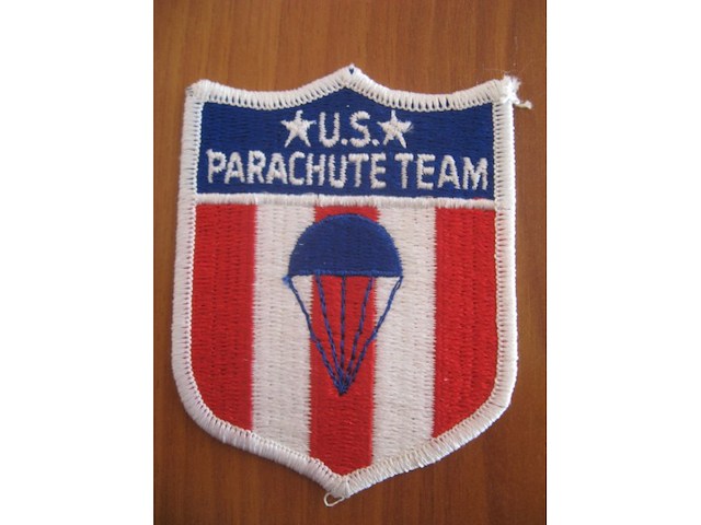 AMBLEM US PARACHUTE TEAM - AMERIČKI TIM SPORTSKIH PADOB