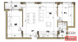 PODBARA, 61m2, Trosoban sa pdv, Nov, Kredit