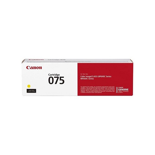 Canon Original Toner Cartridge 075 Yellow | 6362C002