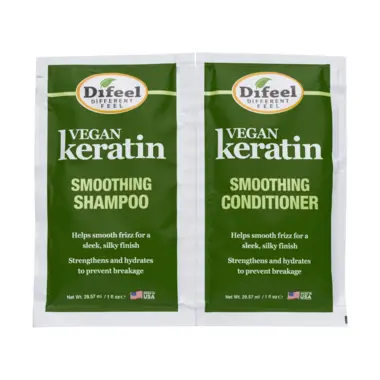DIFEEL Set šampon i balzam za kosu - Vegan Keratin 2 x 29,57 ml