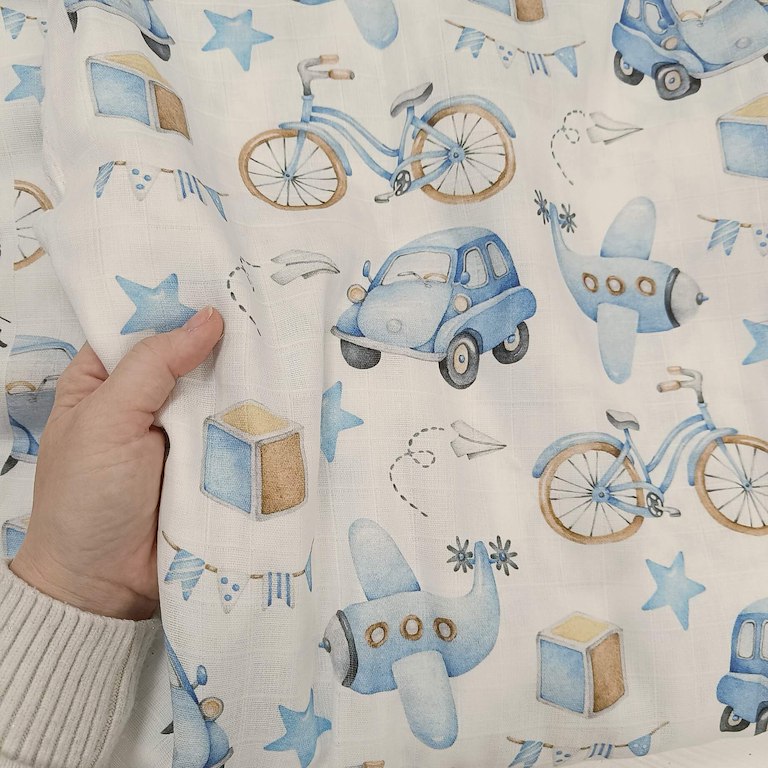 Tetra pelena na metar vozila na plavo digitalna štampa NOVO 160cm širina