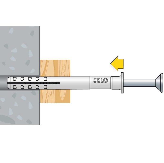 CELO ukucavajući tipl NP 8x60 mm sa ekser vijkom