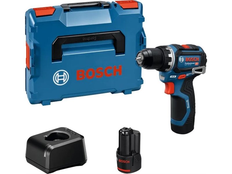 BOSCH PRO HEAVY DUTY GSR 12V-32 AKUMULATORSKA BUŠILICA-ODVRTAČ SA 2X 2.0 AH LI-ION AKUMULATORA, BRZIM PUNJAČEM, 06019N7002