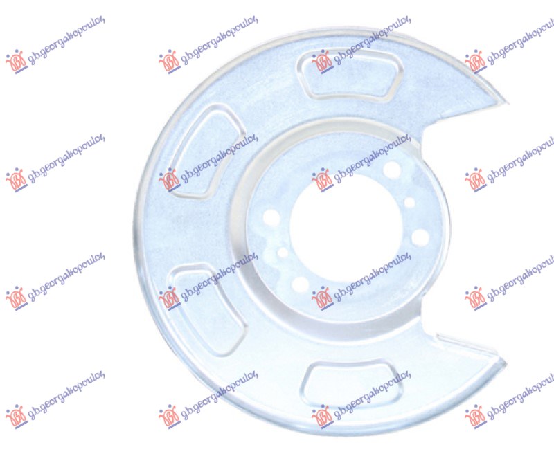 ZASTITA ZADNJEG KOCIONOG DISKA (PRECNIK ZASTITE 260/68mm) Desna str. KIA PICANTO (2011-2015) (OEM: 517561Y500)