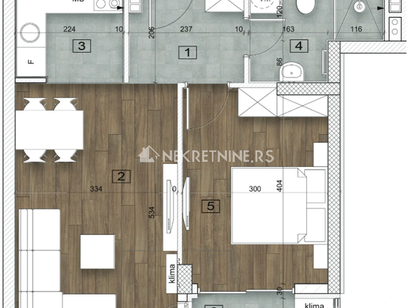 Dvosoban 45m2 Novogradnja Povrat PDV-a