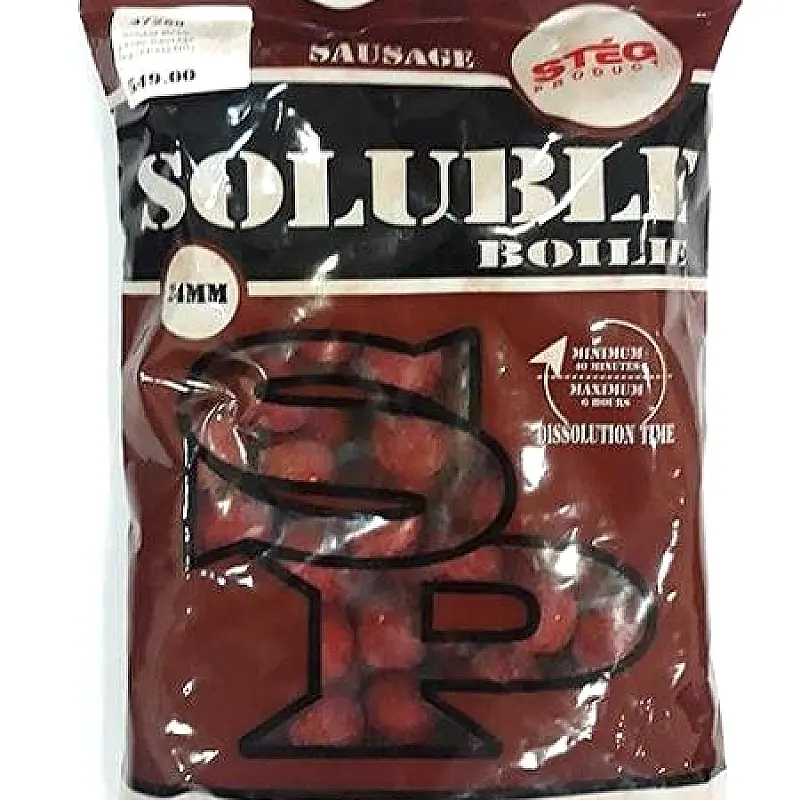 STEG SOLUBLE BOILIE 24mm 1kg SAUSAGE