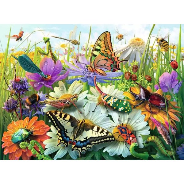 Ravensburger puzzle (slagalice) - 100XXL Divan svet insekata RA12004049